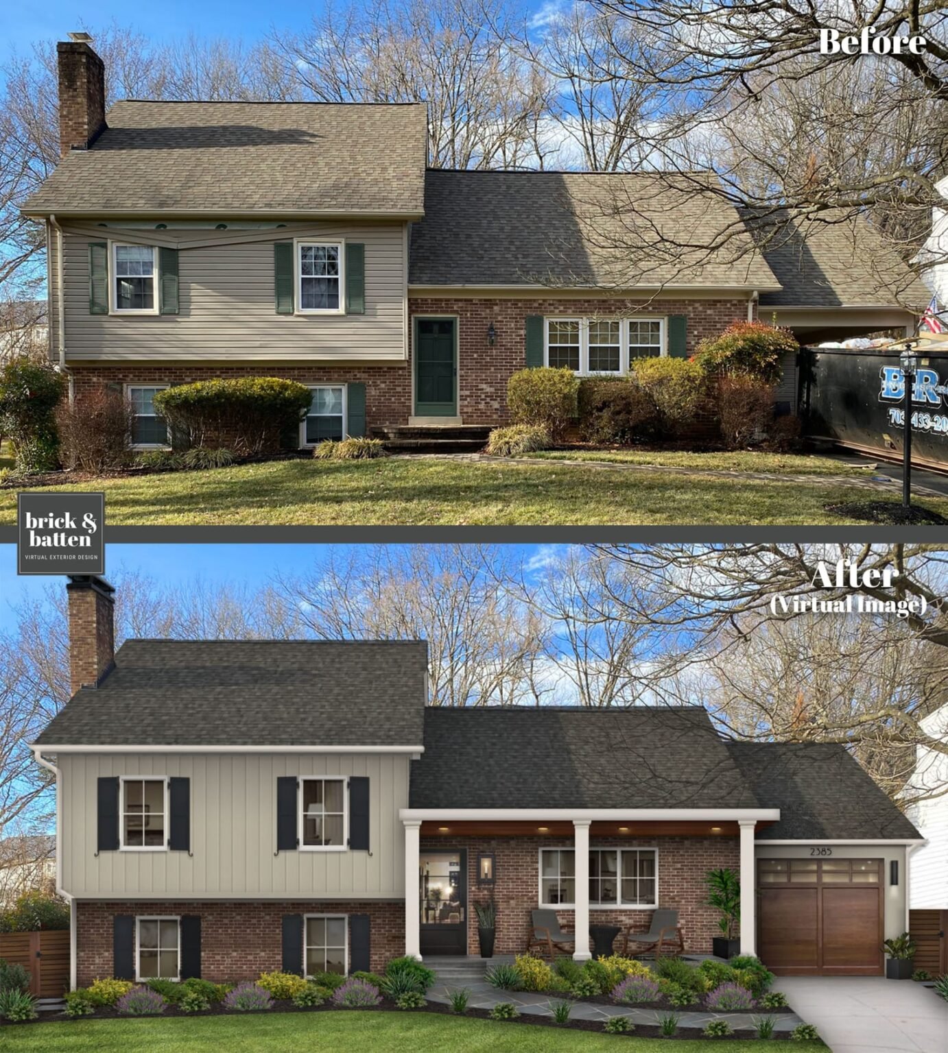 Split-Level House Remodel Ideas- Befores & Afters - House On Austin