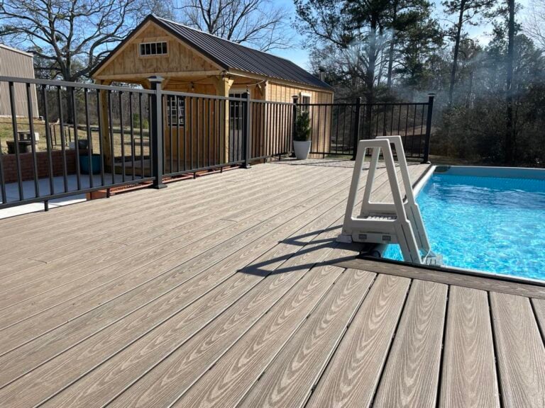 Best Backyard Above Ground Pool Ideas On A Budget - House On Austin