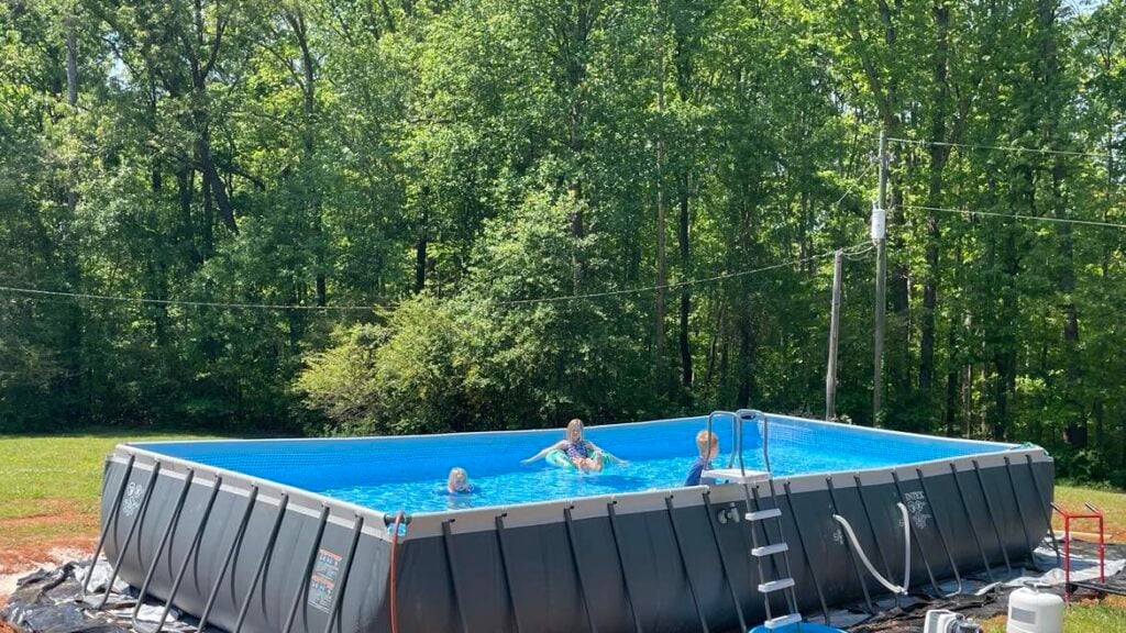 How To Install An Above Ground Pool: DIY - House On Austin