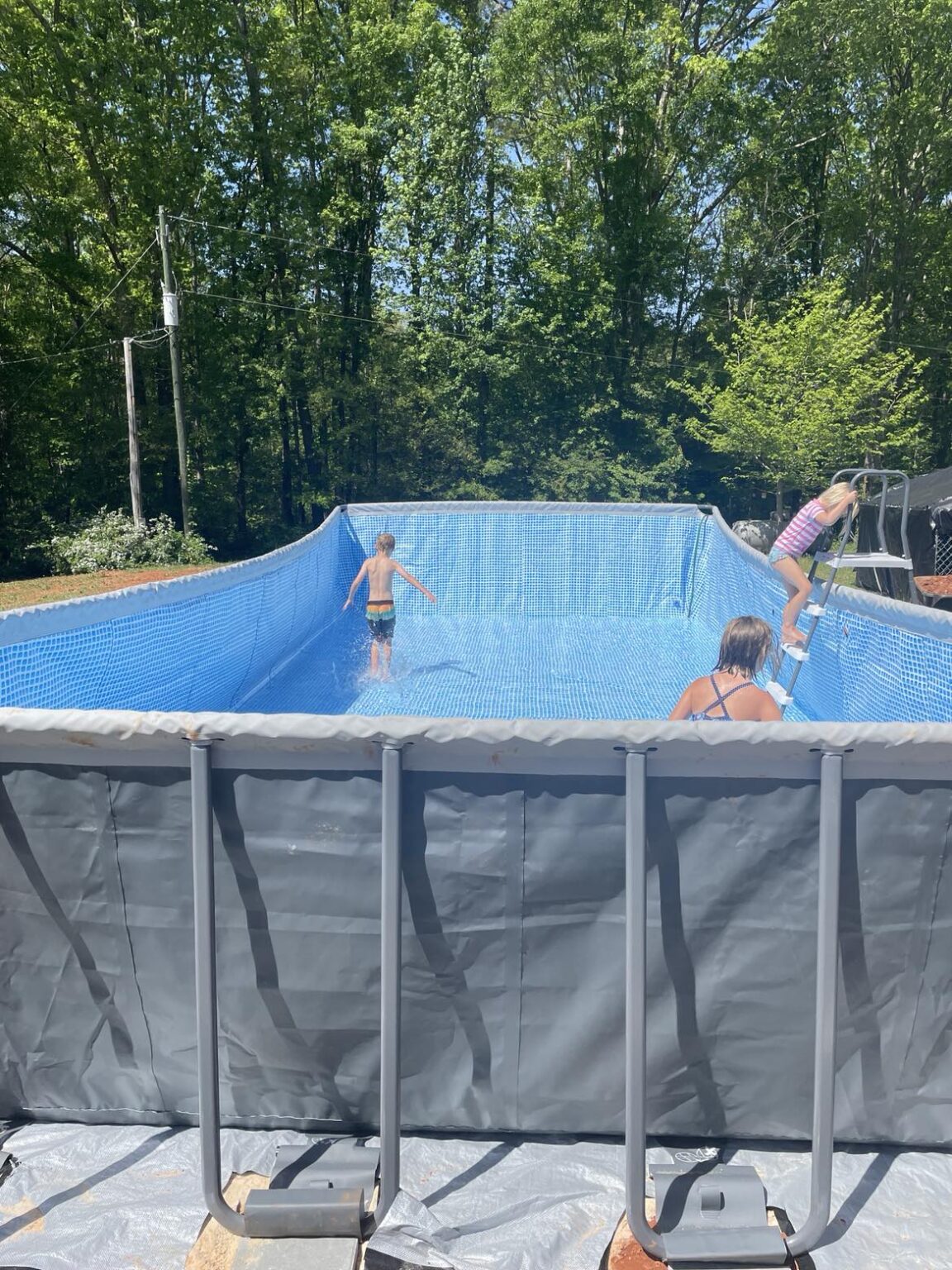 How To Install An Above Ground Pool: DIY - House On Austin