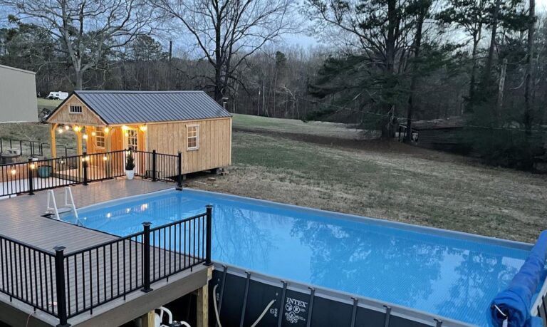 How To Install An Above Ground Pool: DIY - House On Austin