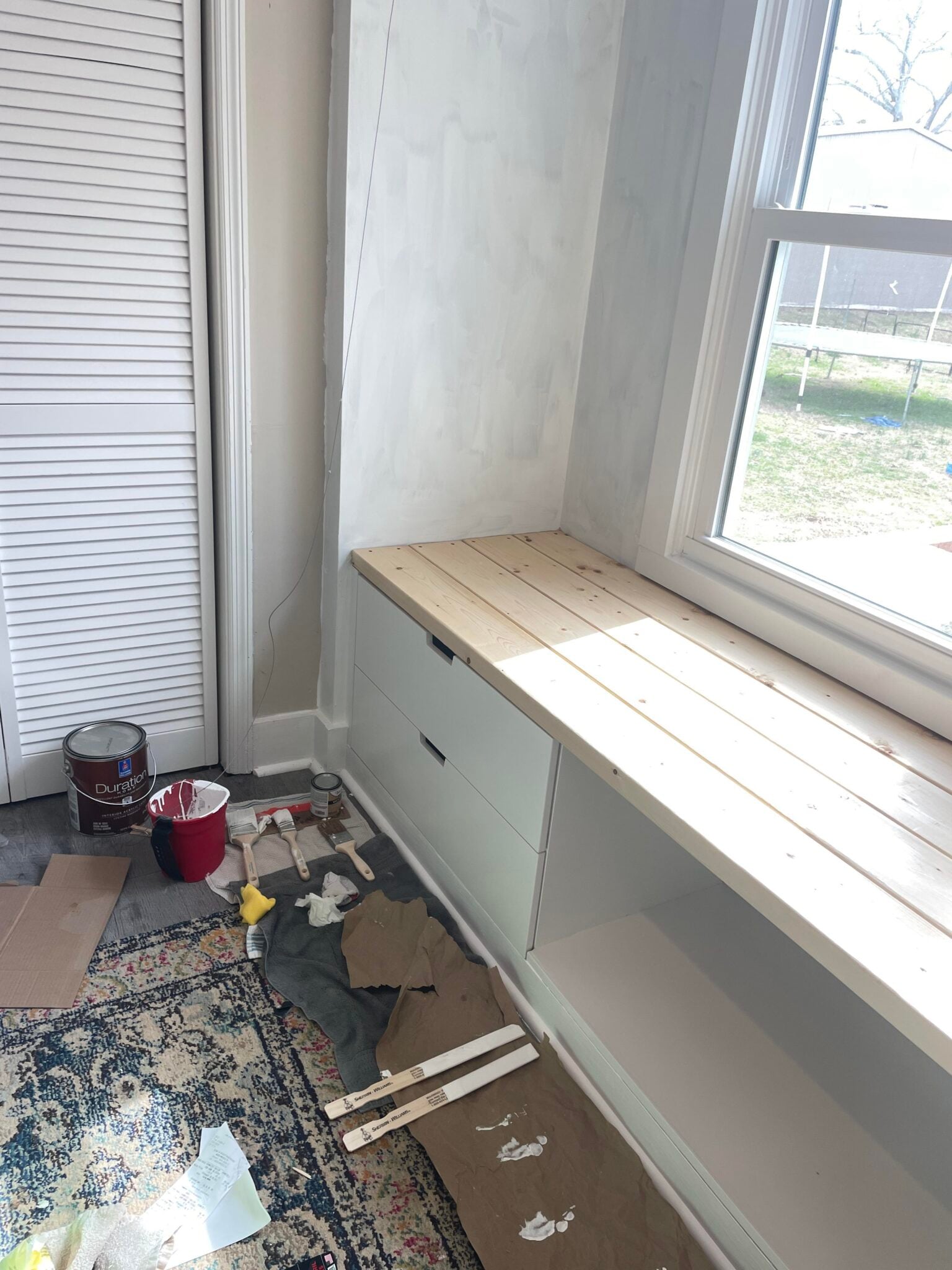 Bay Window DIY Window Seat: IKEA Nordli Hack