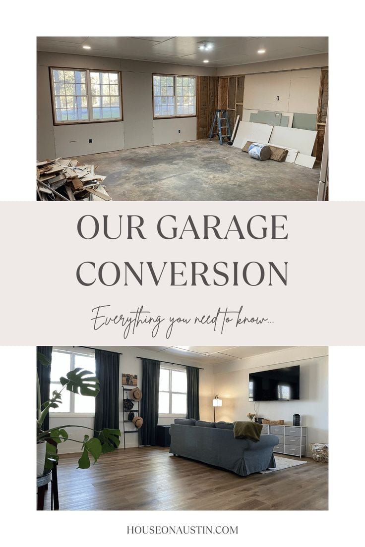 Garage Conversion: Converting our Garage Into Living Space - House On ...