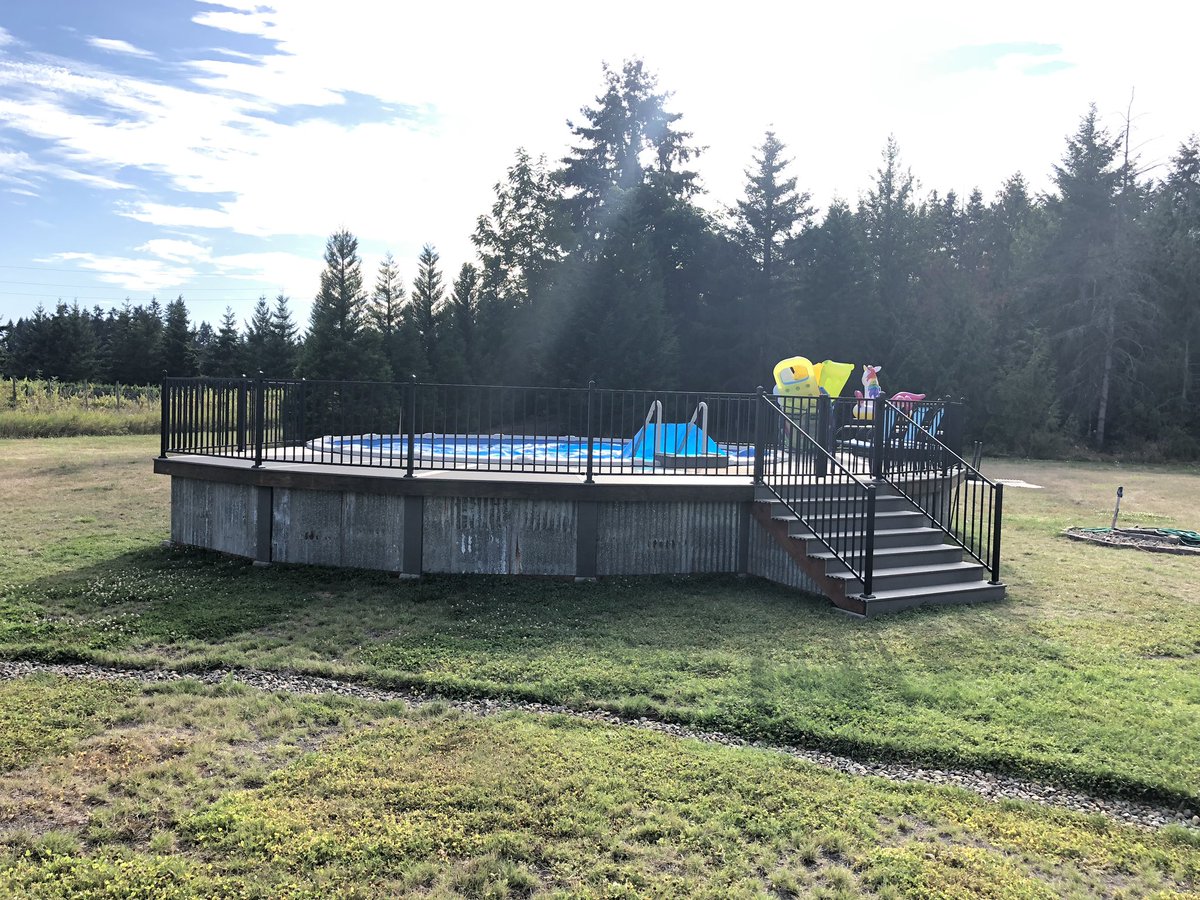 Best Backyard Above Ground Pool Ideas On A Budget - House On Austin