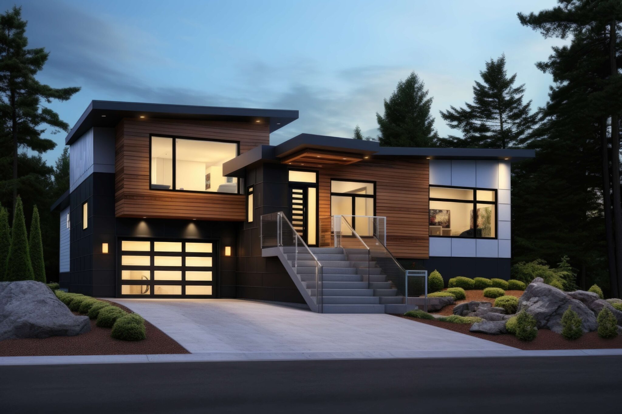 Stunning Split-Level Transformation: Exterior and Interior - House On ...