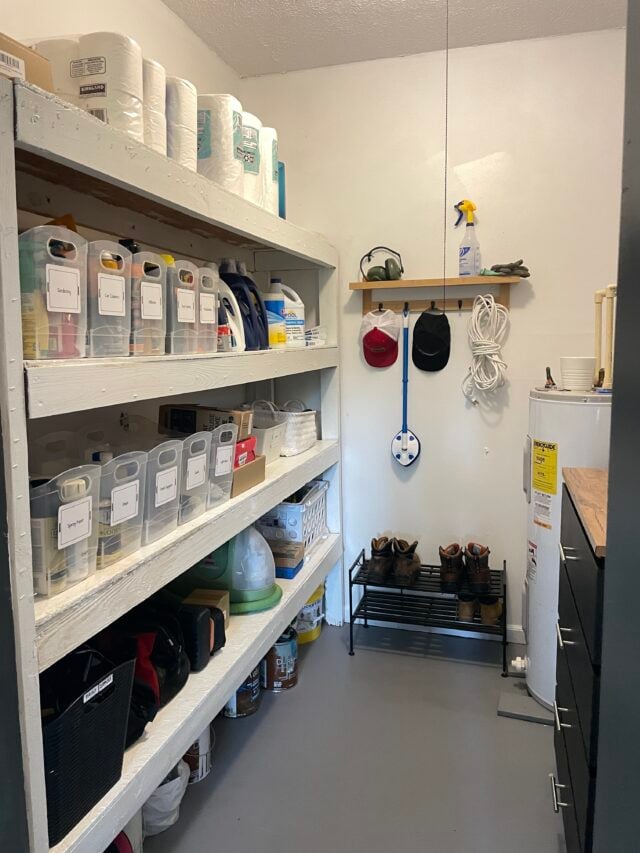 Closet Makeover: Creating a Tiny Garage Out of A Closet - House On Austin