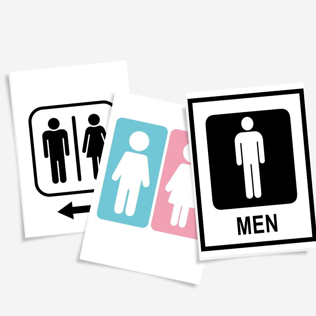 FREE Printable Restroom Signs - House On Austin