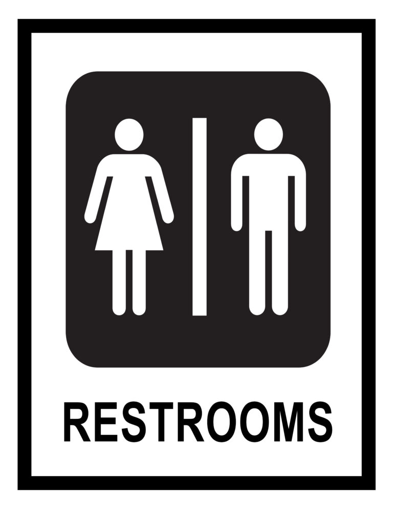 FREE Printable Restroom Signs - House On Austin