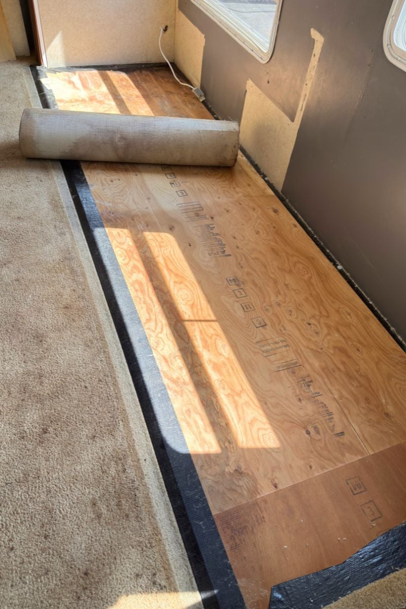 Camper Remodel: Slide Out Floor Replacement - House On Austin