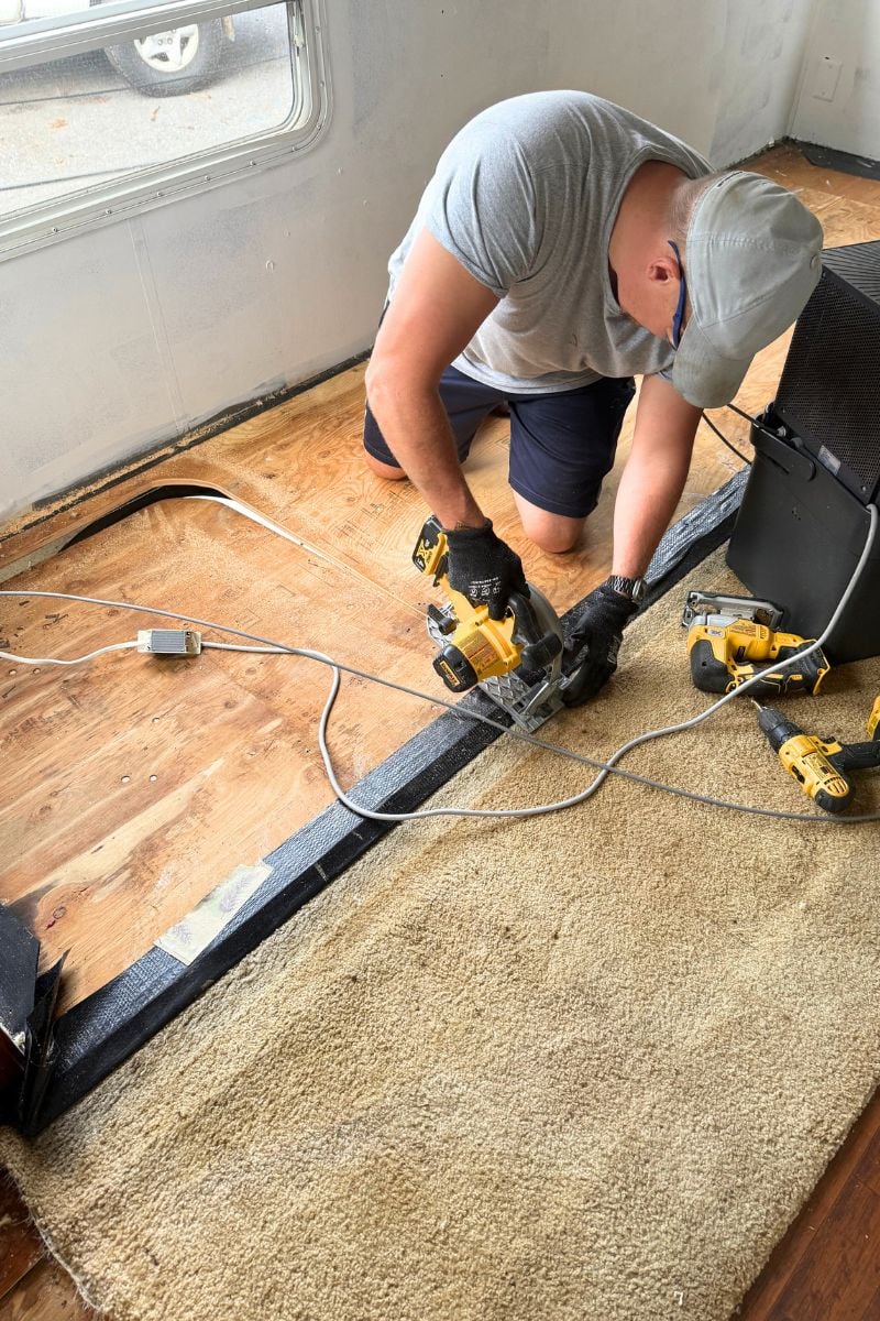Camper Remodel: Slide Out Floor Replacement - House On Austin