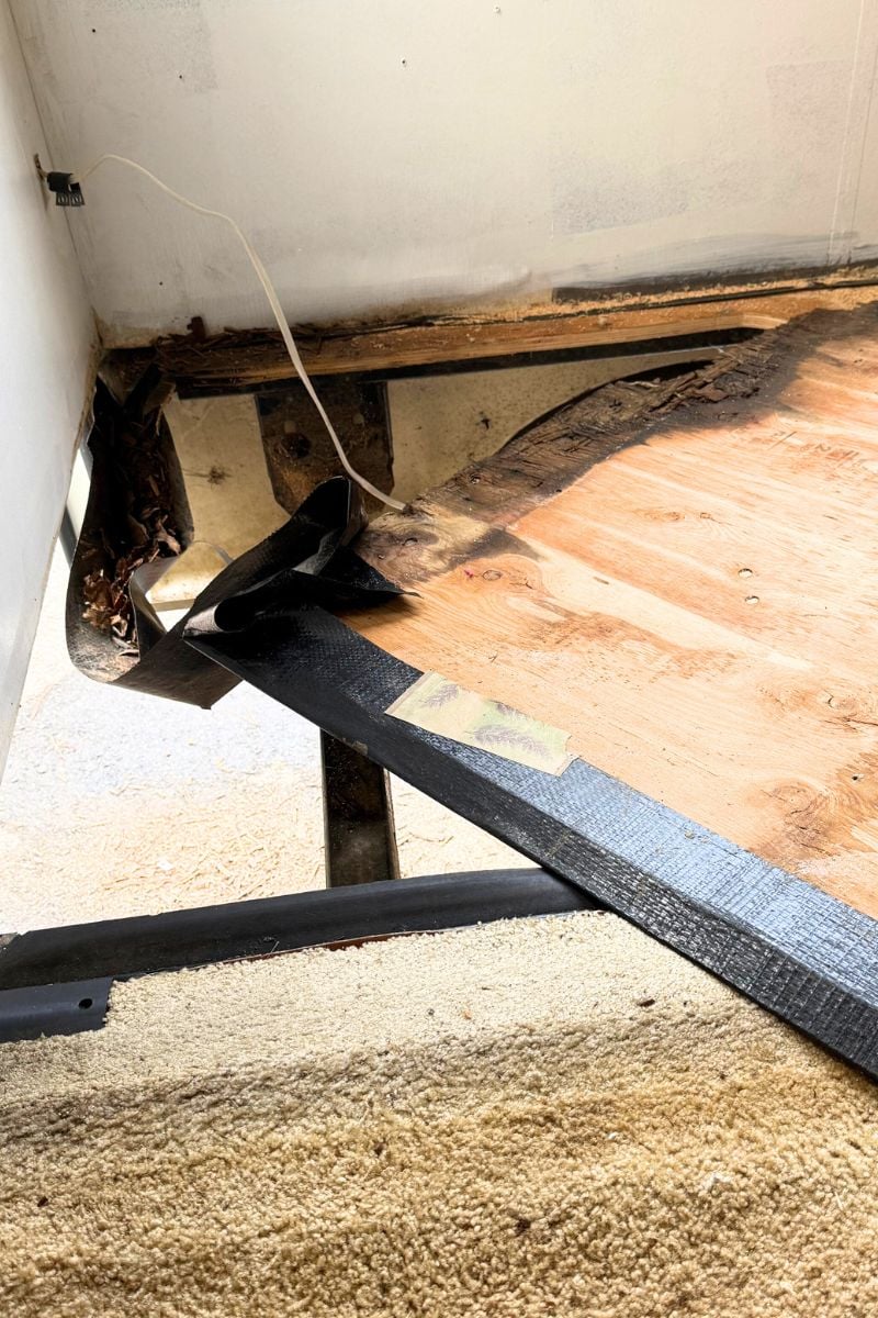 Camper Remodel: Slide Out Floor Replacement - House On Austin